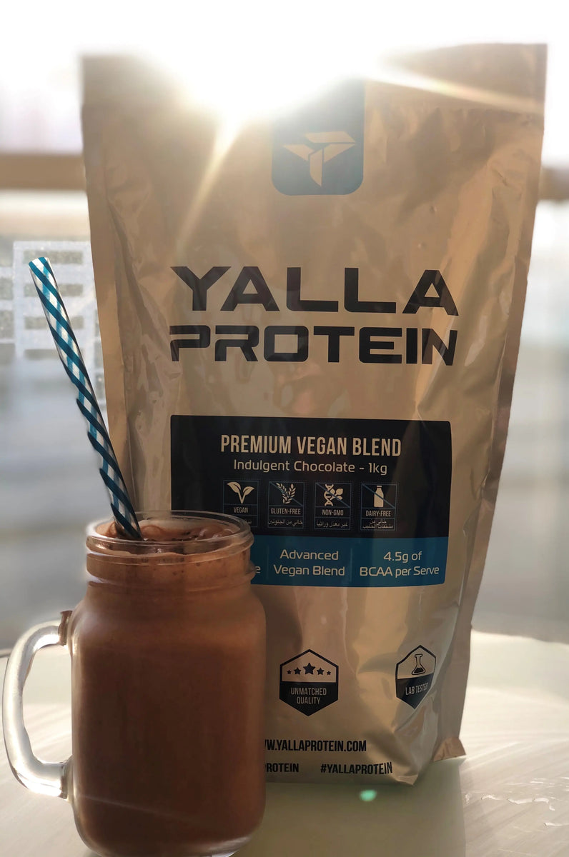 Delicious Vegan Chocolate Espresso Shake – Yalla Protein